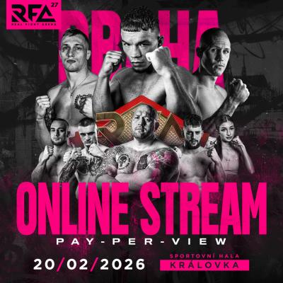 RFA 27 Praha / 20.02.2026 / ONLINE STREAM | TicketLIVE - Listen, See, Feel