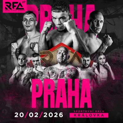 RFA 27 Praha / Sportovní hala Královka / 20.02.2026 | TicketLIVE ...