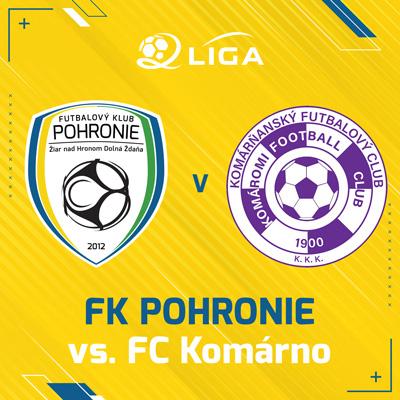 FK Pohronie - KFC Komárno / 2. liga | TicketLIVE - Naživo je to najlepšie
