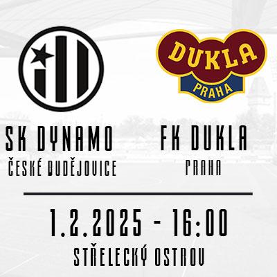 SK Dynamo České Budějovice x FK Dukla Praha / 01.02.2025 | TicketLIVE - Naživo je to nejlepší