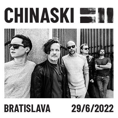 CHINASKI Bratislava | TicketLIVE - Naživo je to najlepšie