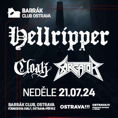 Hellripper / Barrák Music Club Ostrava / 21.07.2024 | TicketLIVE ...