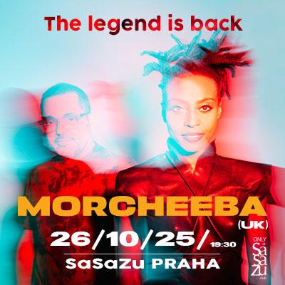 MORCHEEBA / SaSaZu Praha / 26.10.2025 | TicketLIVE - Naživo je to nejlepší